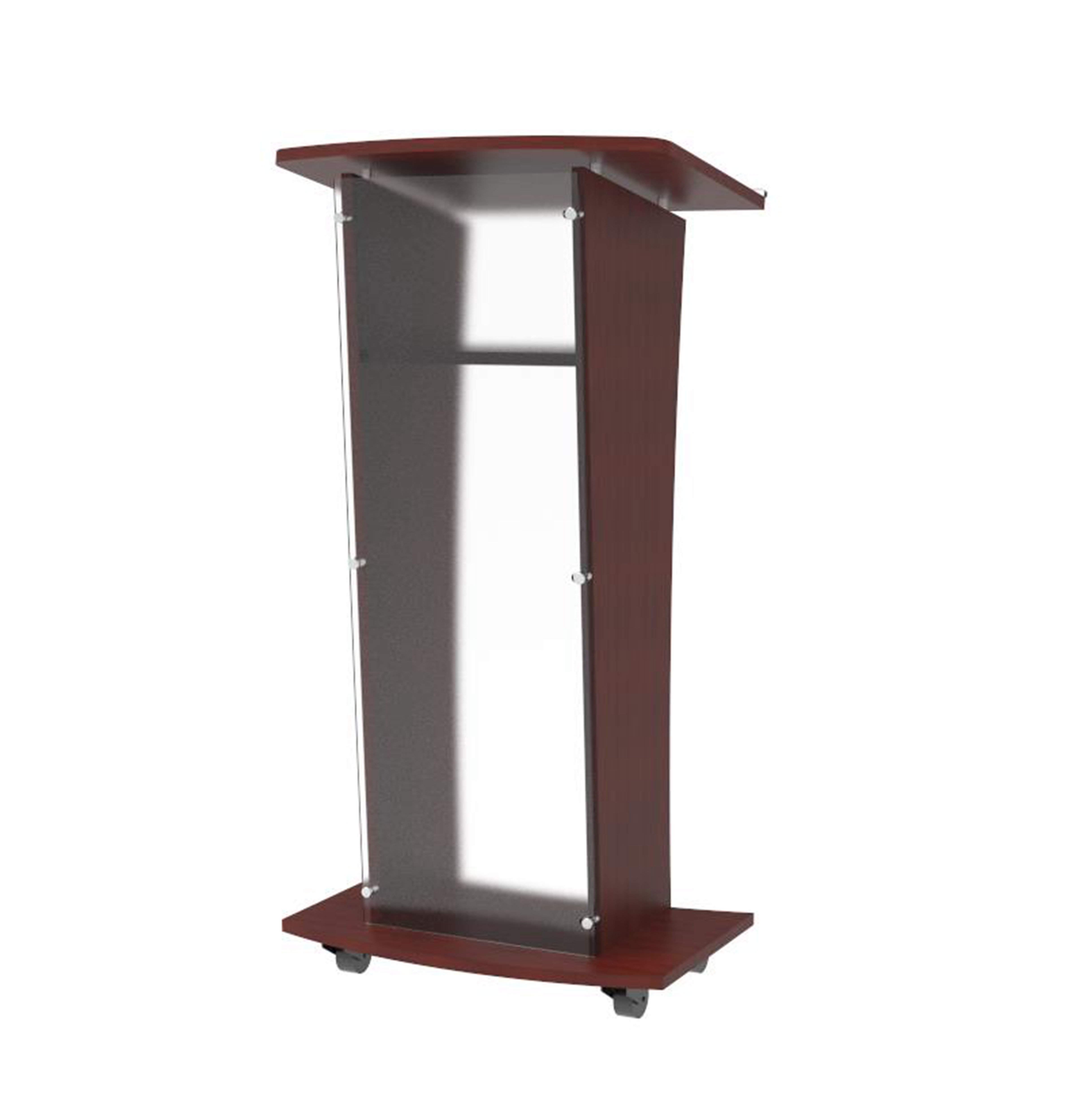 FixtureDisplays 46'' Wood Full Podium with Storage - Wayfair Canada