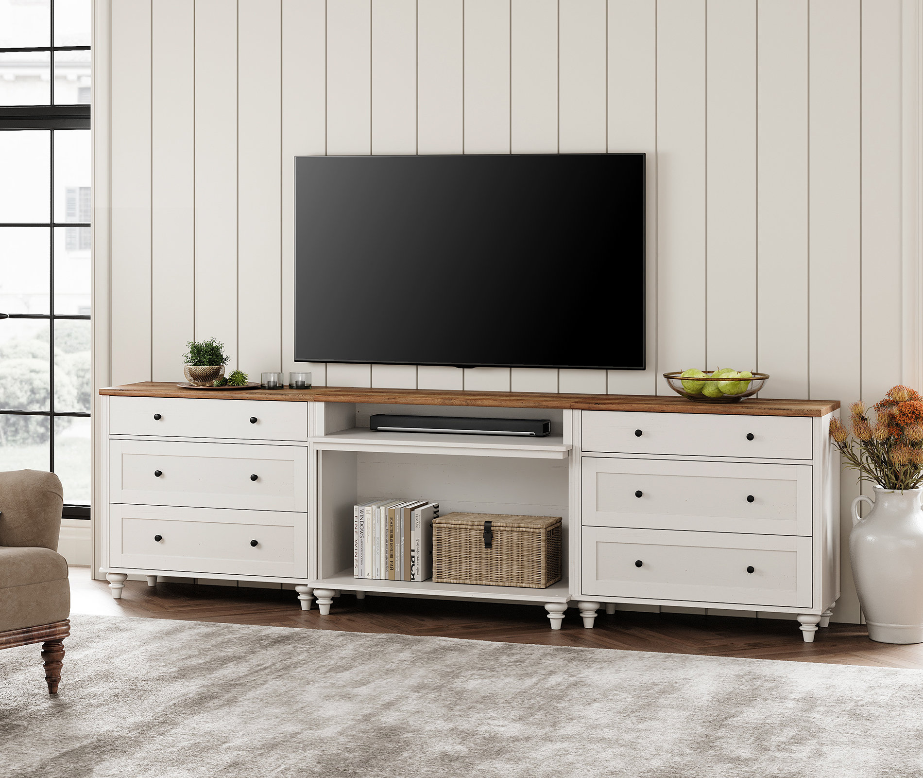 One Allium Way® TV Stand For Tvs Up To 100'', Home Entertainment Center ...