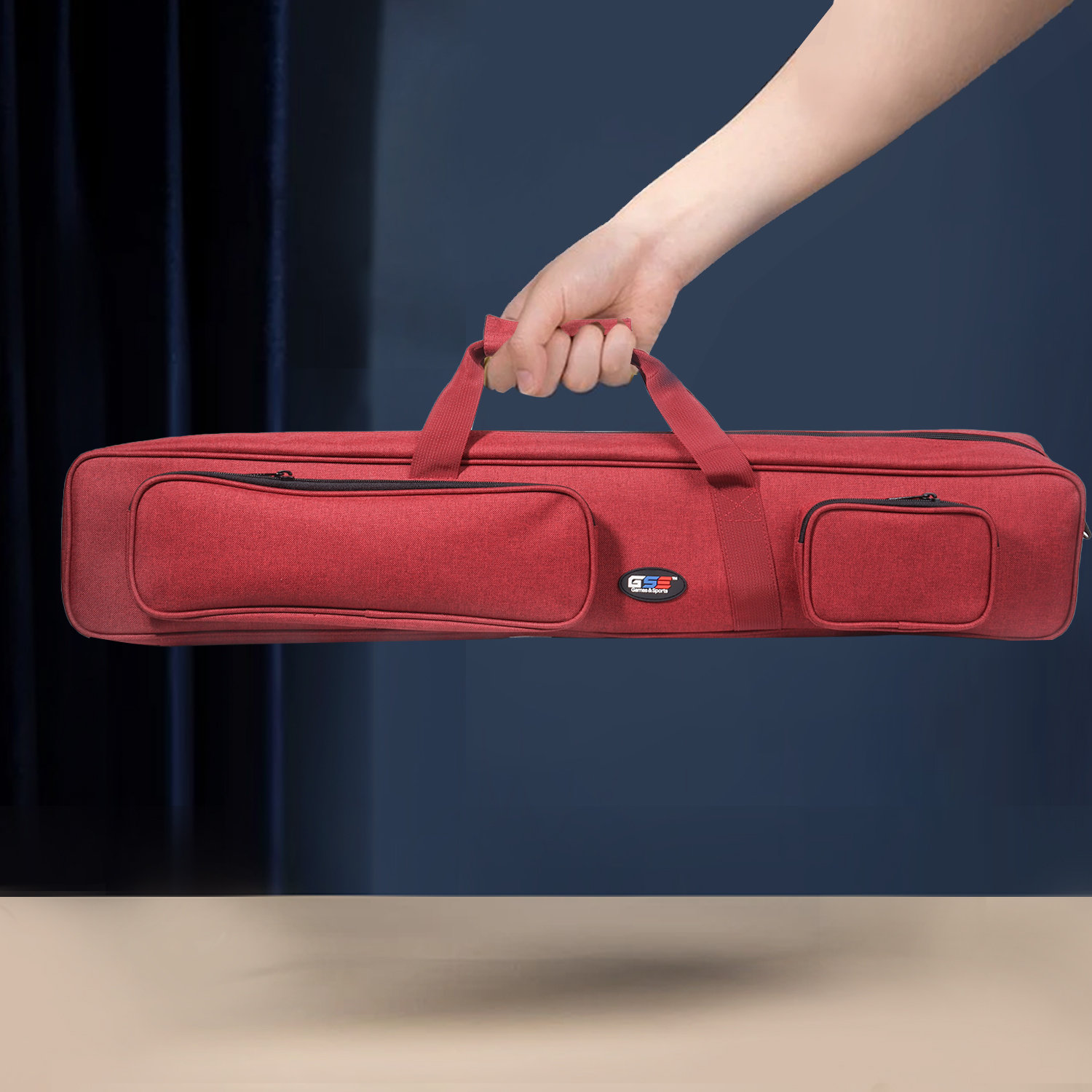 GSE Games & Sports Expert 3x4 Soft Pool Cue Case Billiard Pool Cue ...