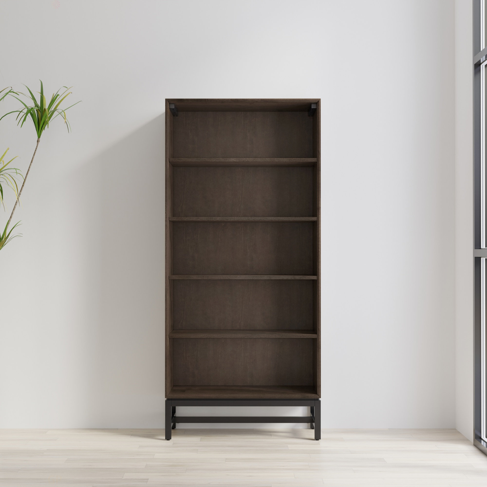 Hokku Designs Banting Mid Century Open Shelf Bookcase | Wayfair