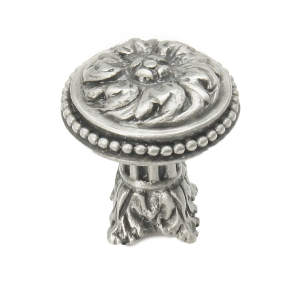 Carpe Diem Hardware Acanthus & beaded large knob with column base ...