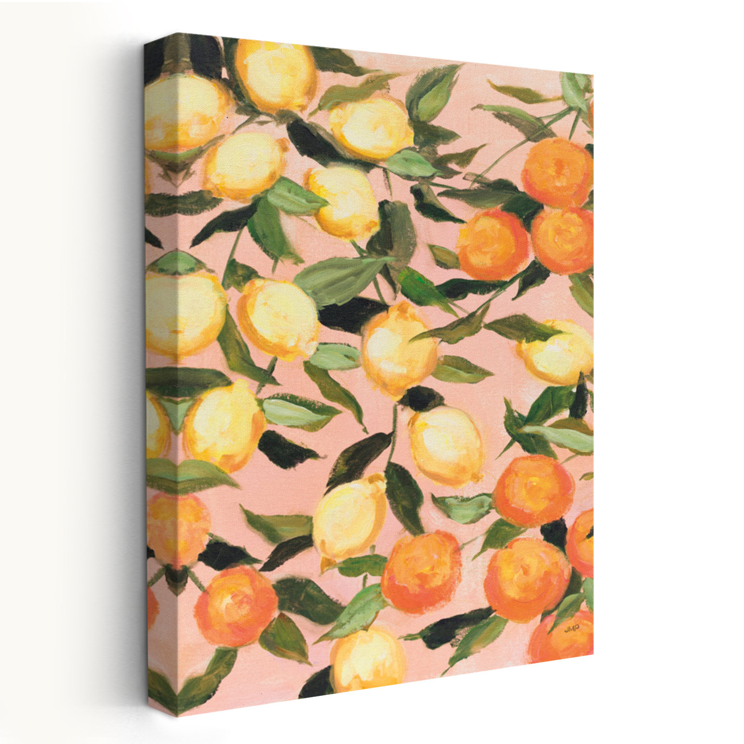 Ebern Designs Branches And Citrus Citrus Medley Art | Wayfair