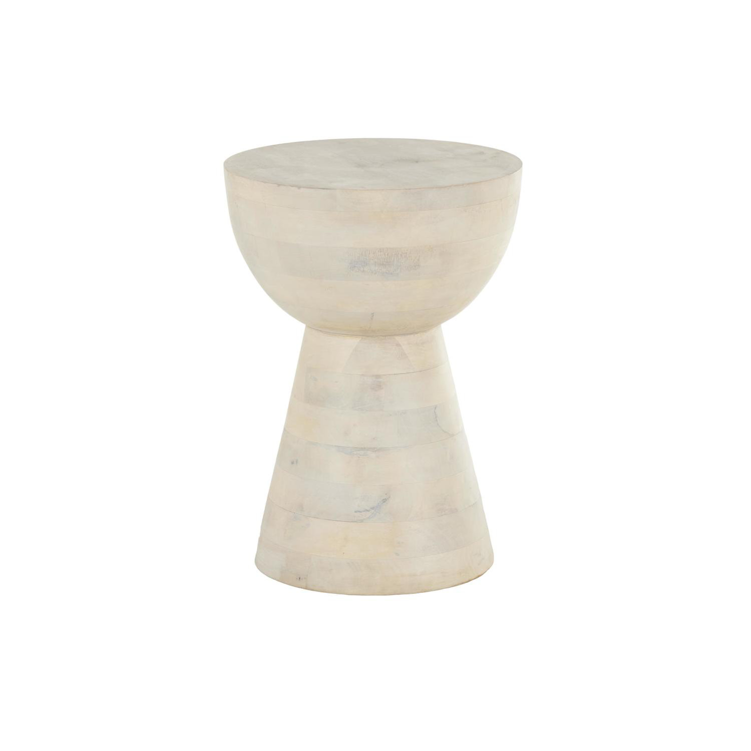 Ivy Bronx Cole And Grey Mango Wood Accent Table | Wayfair