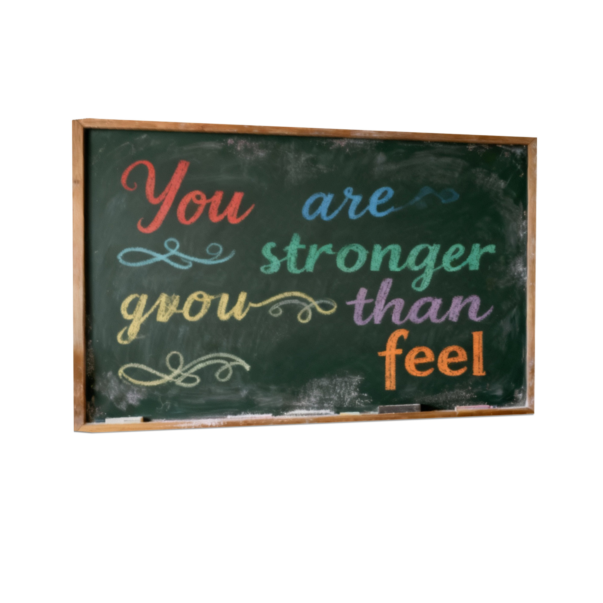 August Grove Text & Numbers You Are Stronger Than You Feel - Wayfair Canada