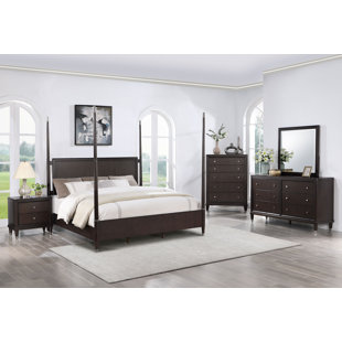 Four Poster Bedroom Sets You'll Love | Wayfair