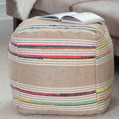 Bungalow Rose Upholstered Pouf | Wayfair