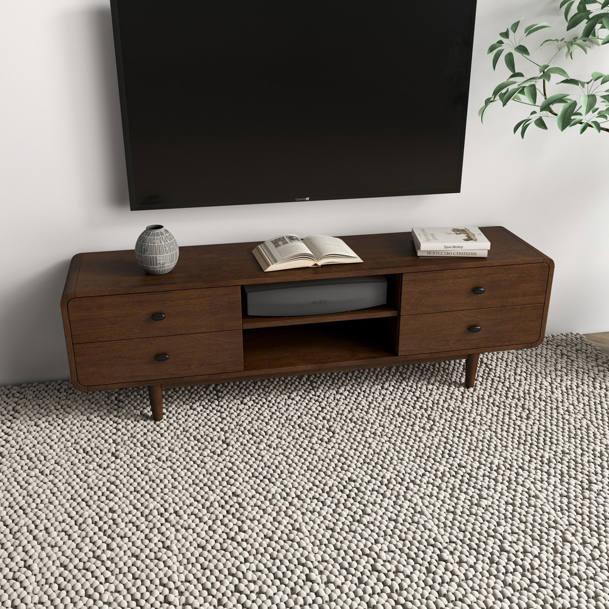 Corrigan Studio® Mid Century Modern Style TV Stand | Wayfair