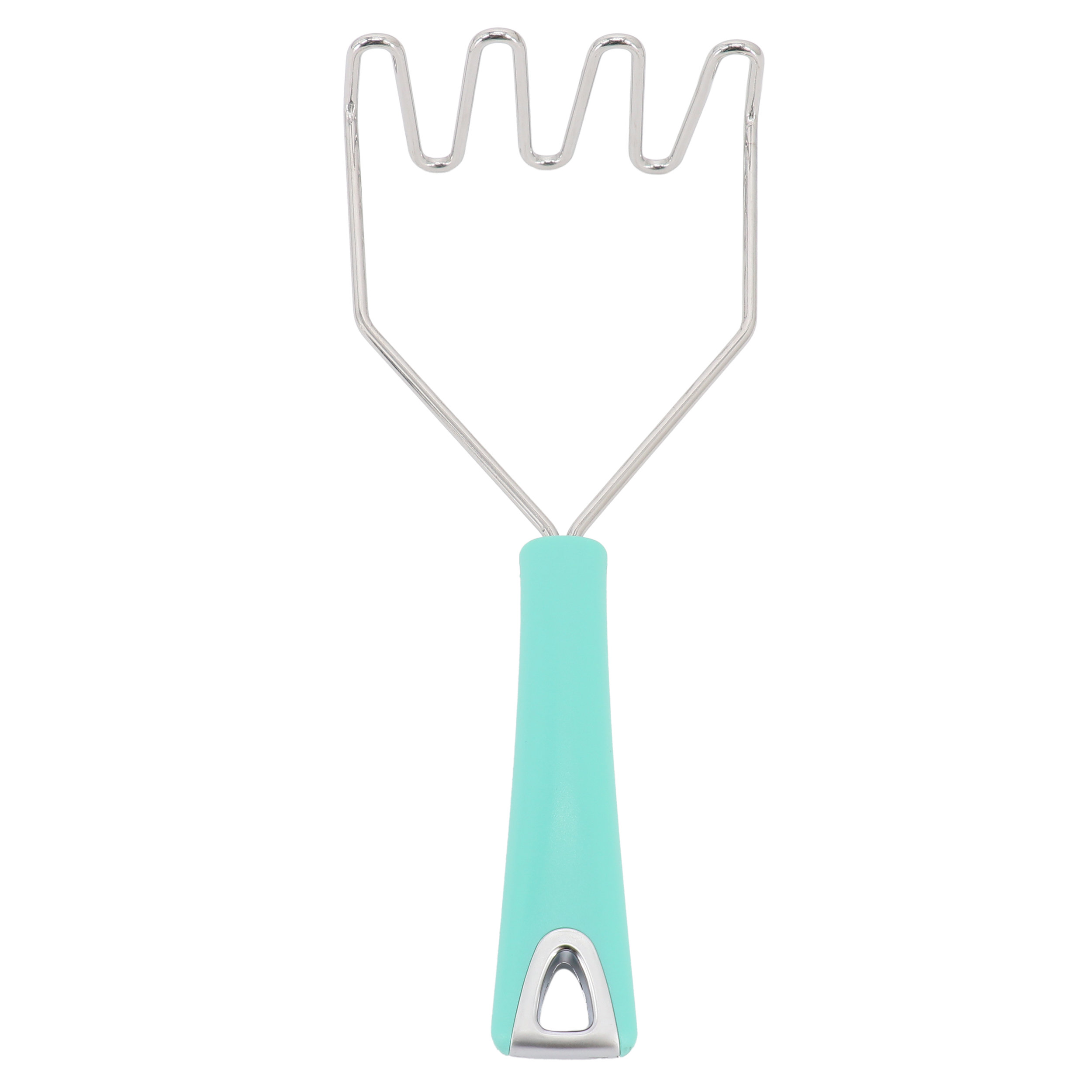 Martha Stewart Everyday Drexler 10 Inch Stainless Steel Masher in Teal ...