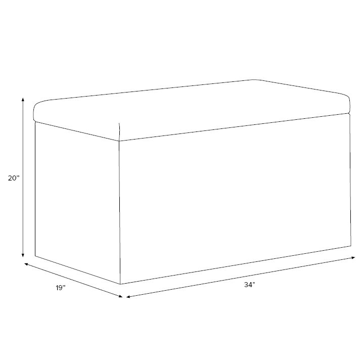 Rifle Paper Co. x Cloth & Company Willie Storage Bench | Wayfair