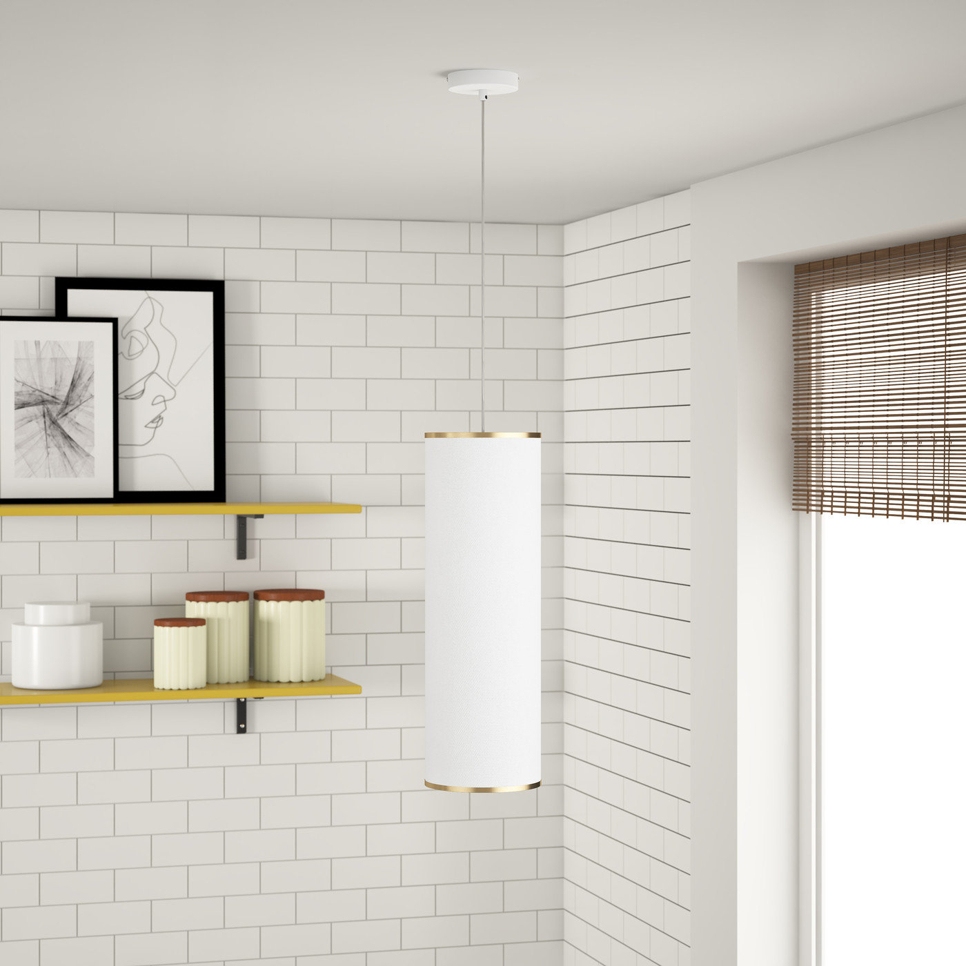 Ebern Designs 1-Light E26 7.87 inch Minimalist Modern Adjustable Height ...