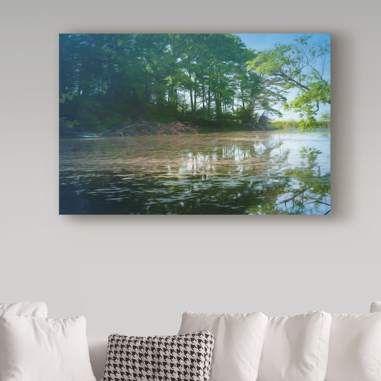 Trademark Art Anthony Paladino " Early Morning Light On Swamp " by ...