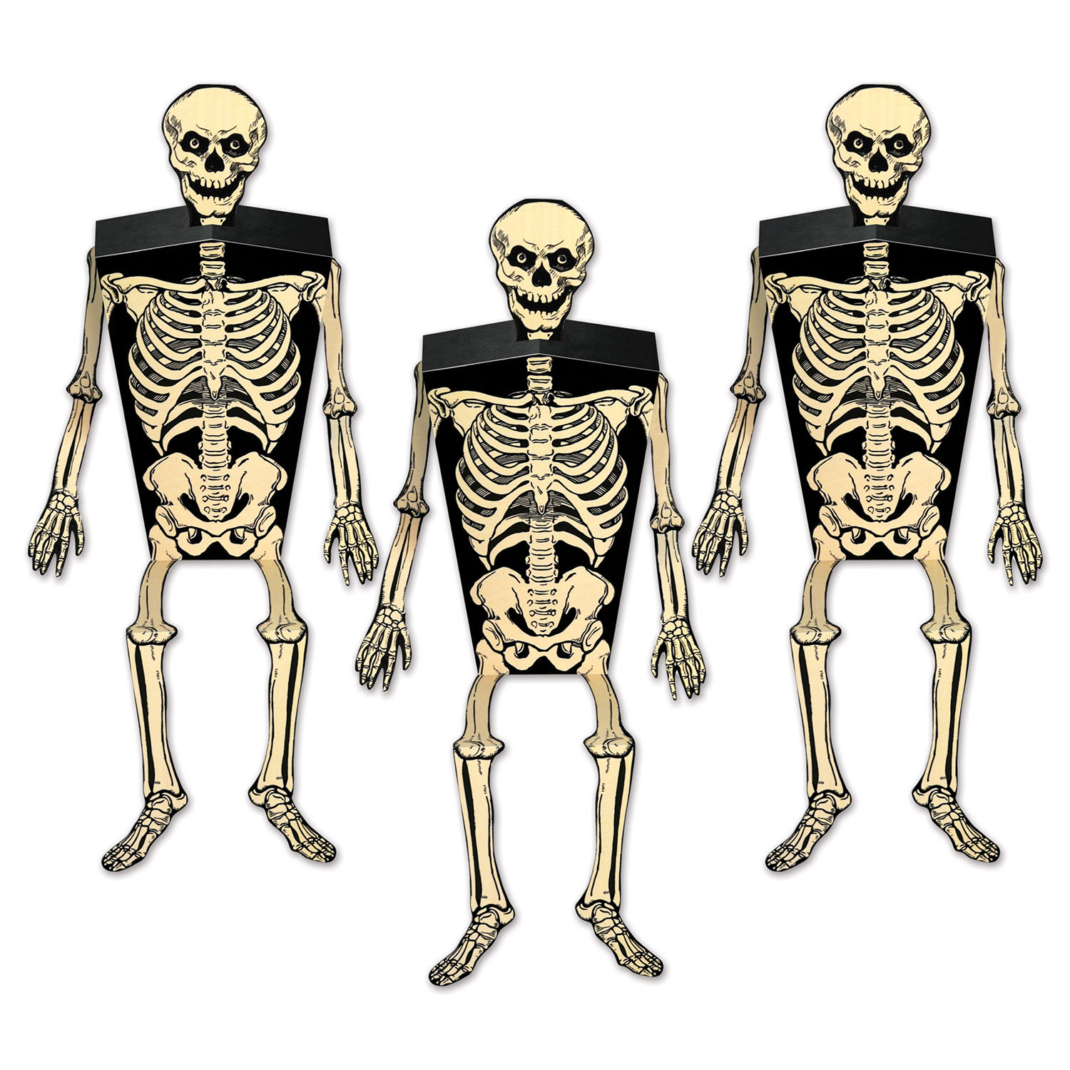 The Holiday Aisle® Halloween Skeleton Favor Boxes | Wayfair