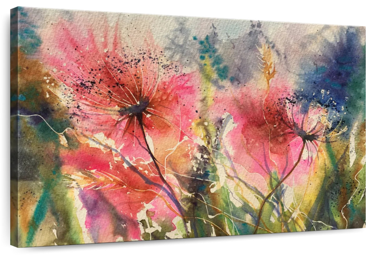 Wade Logan® Avery Blush Forest Blooms | Wayfair