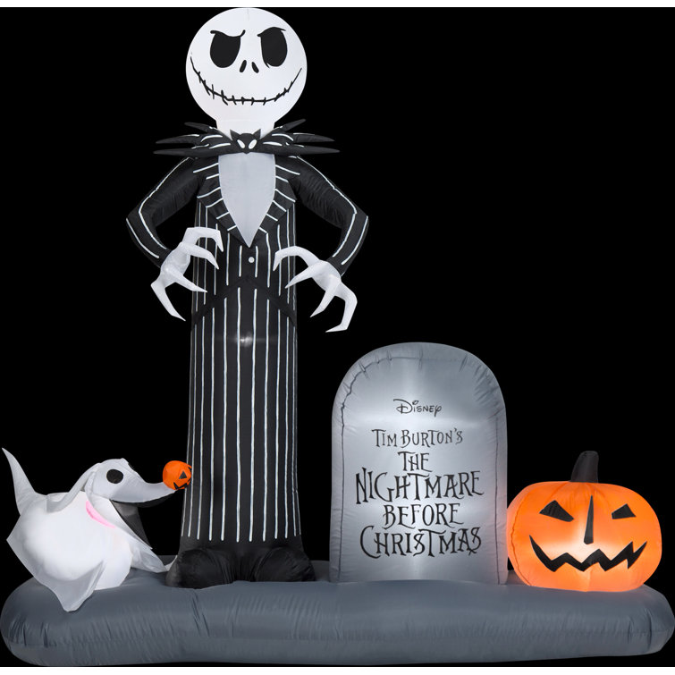 Gemmy Industries Airblown Disney Jack Town Scene Inflatable | Wayfair