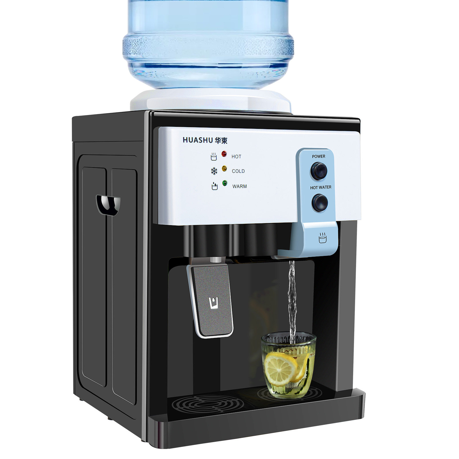 JOYDING Countertop Top Loading Electric Water Dispenser Hot and Cold ...