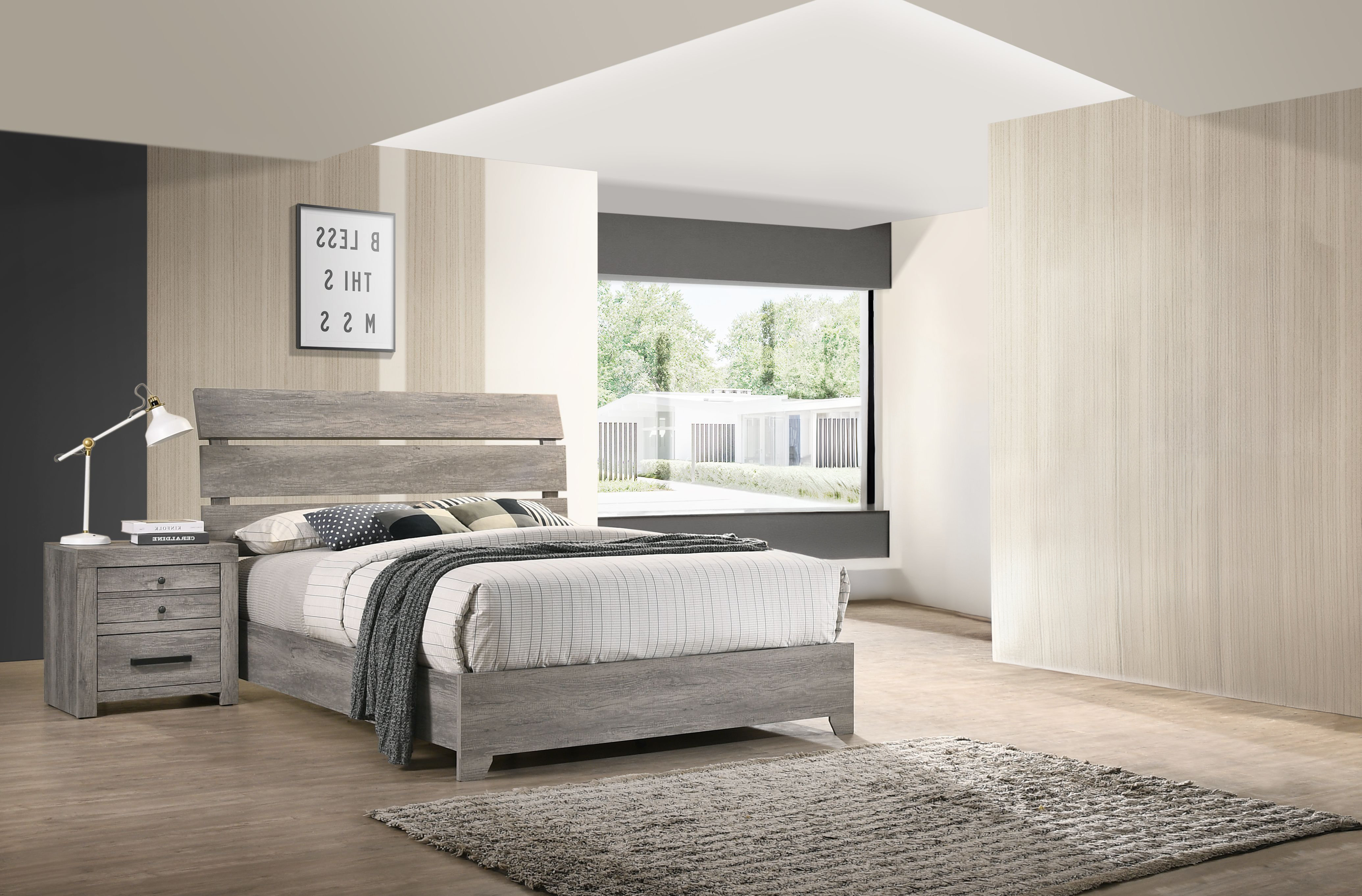 Millwood Pines Aksha King Platform 3 Piece Bedroom Set | Wayfair