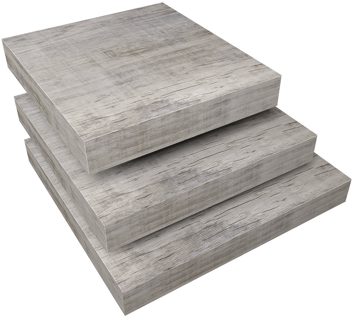 Sorbus Floating Square Shelves Mix Size Set of 3 "& Reviews" | Wayfair