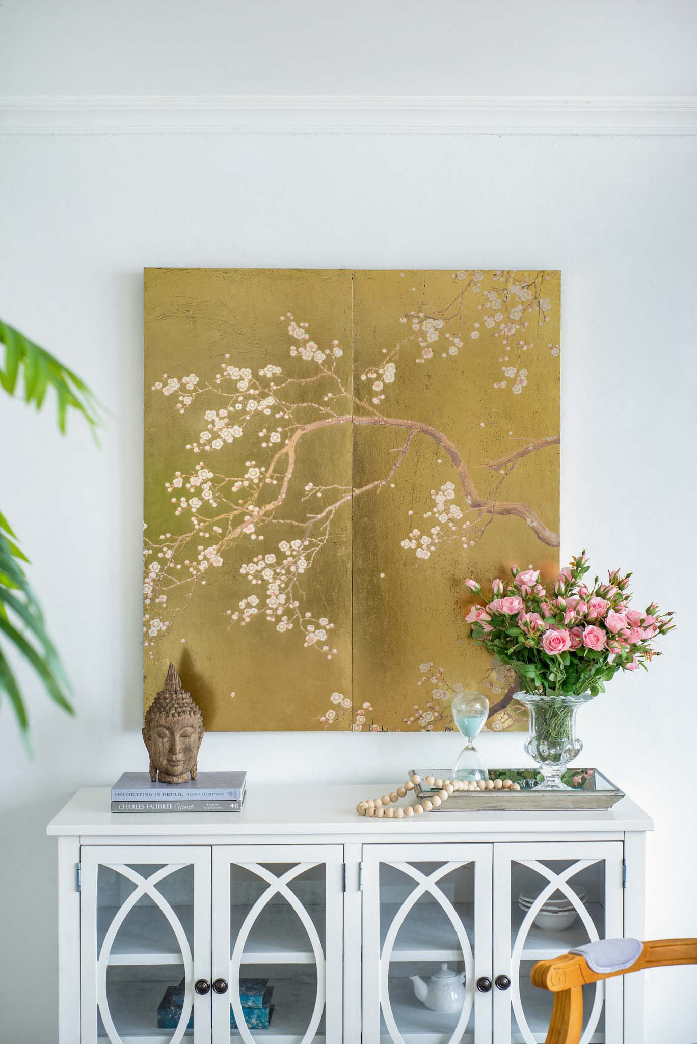 Rosdorf Park Set of 2 Cherry Blossom Wall Art Panels, Wall Decor for ...