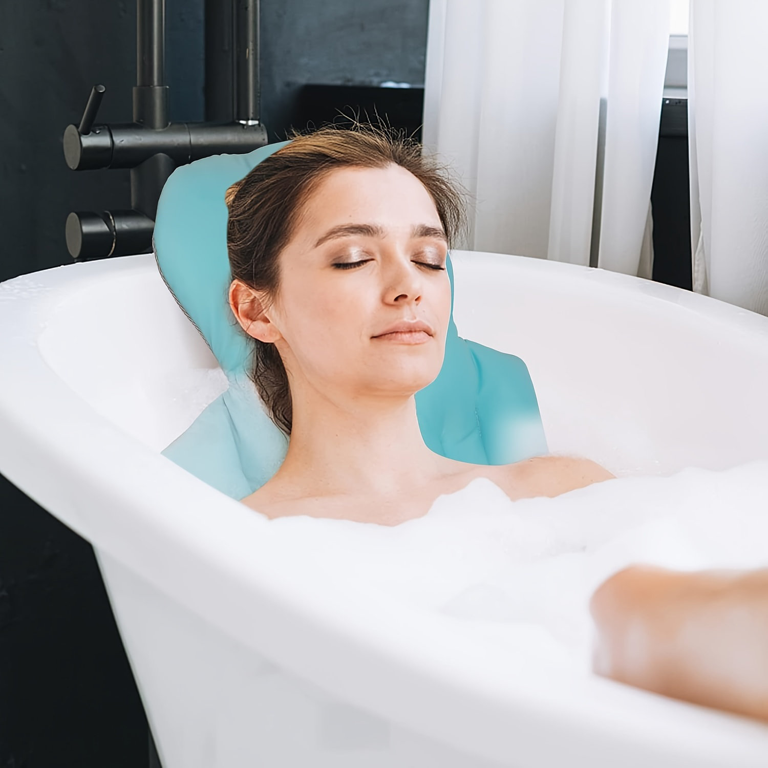 Latitude Run® 2PC Full Body Bath Pillow, Head And Neck Shoulder Back ...