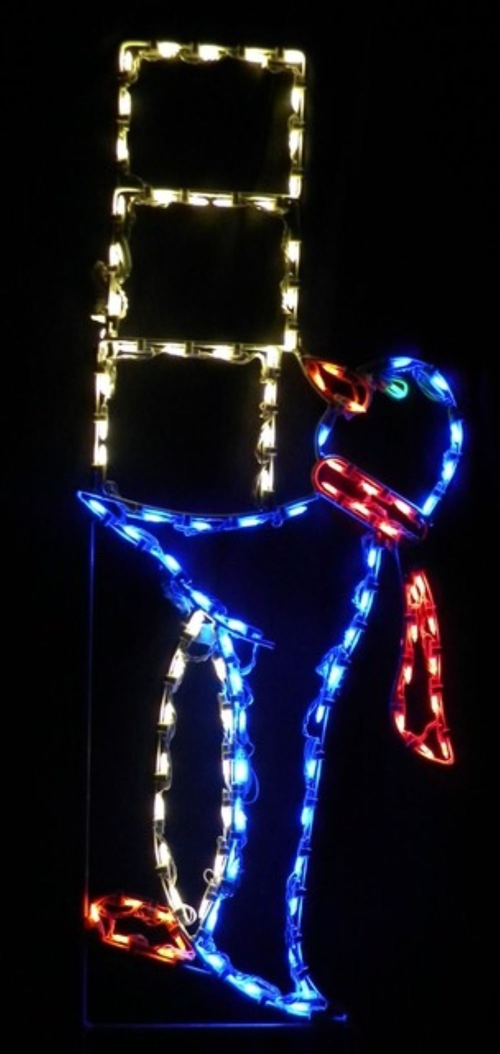 Lori's Lighted D'Lites Penguin Carrying Block of Ice Christmas Holiday ...