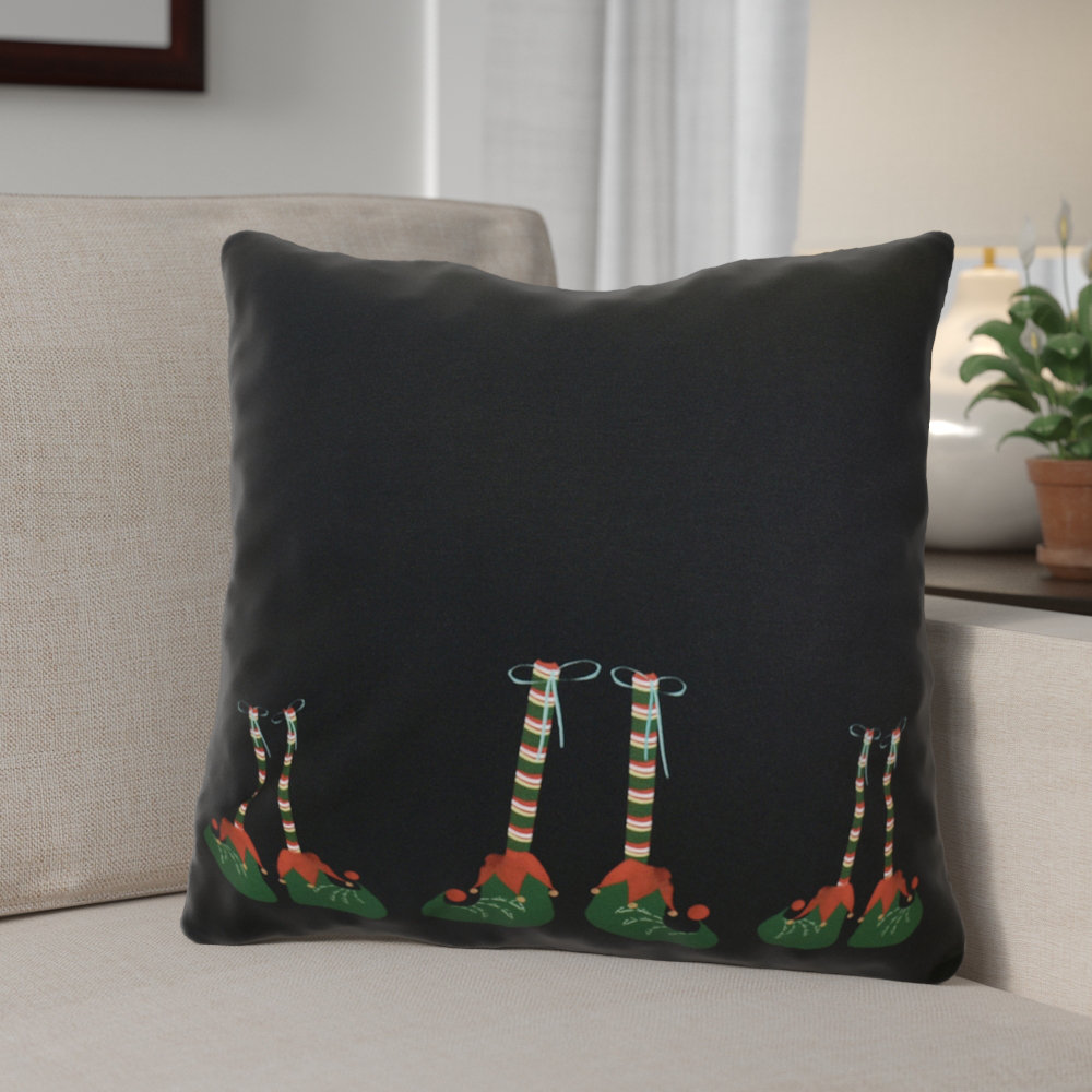 e by design Elfin Magic Square Throw Pillow | Wayfair