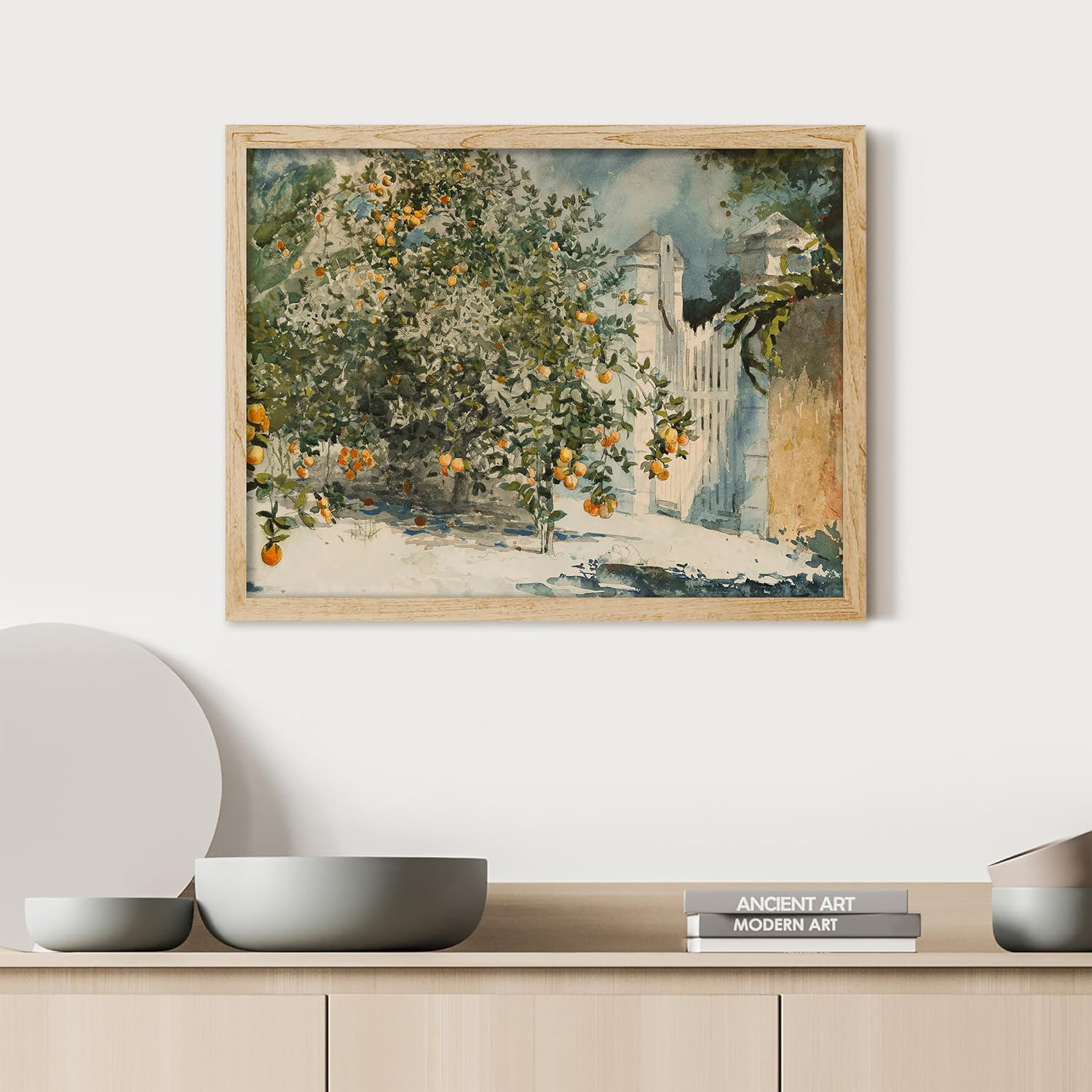 SIGNLEADER Vintage Countryside Wall Art Natural Landscape Wall Decor ...