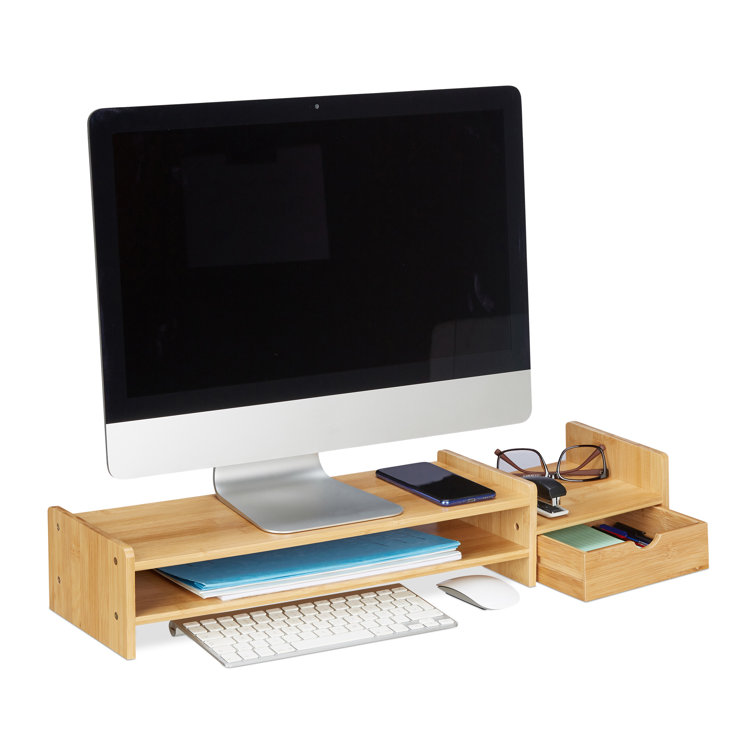 Alpen Home Monitor stand made of bamboo | Wayfair.co.uk