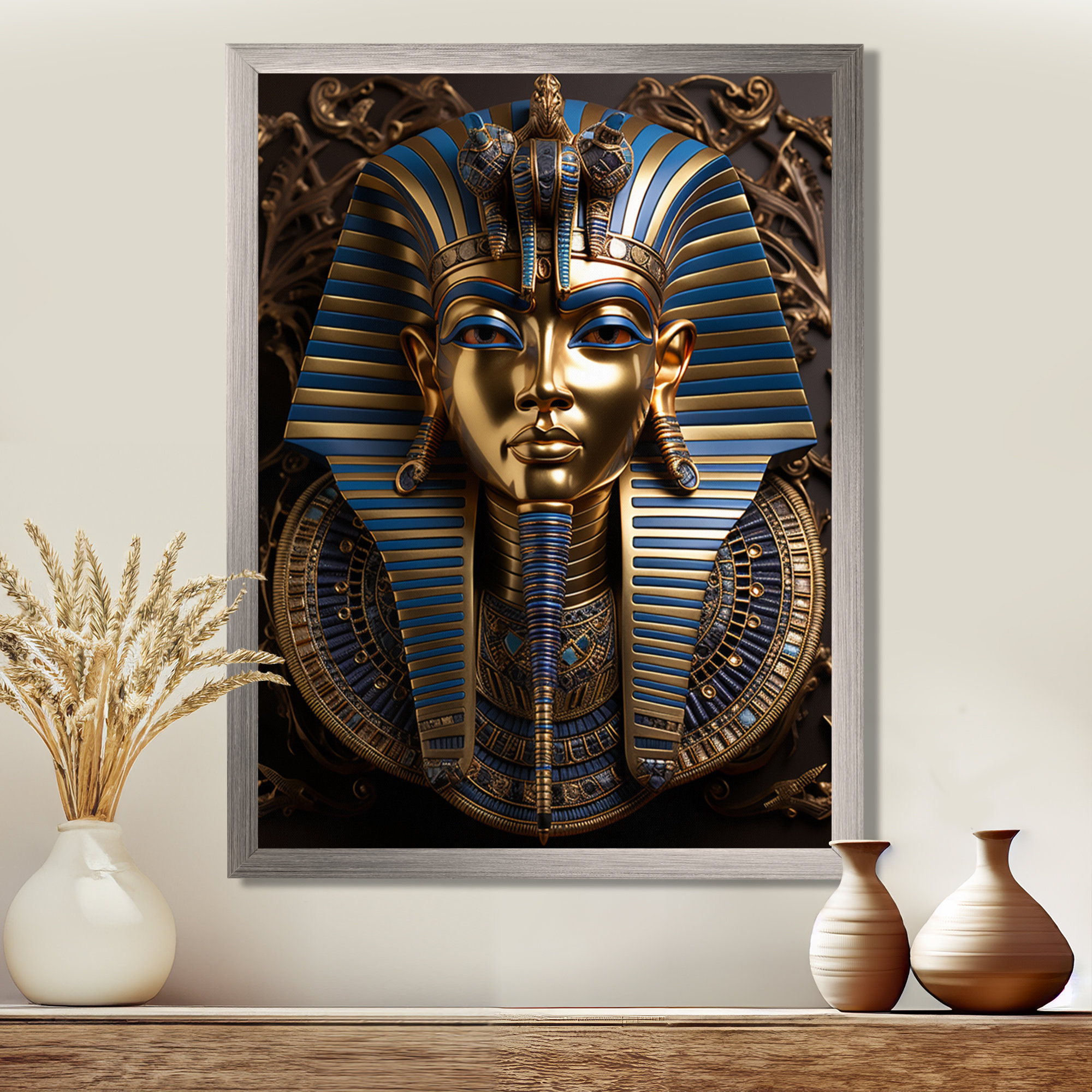 Bungalow Rose Egypt Pharaohs Regalia - Egypt Wall Art | Wayfair