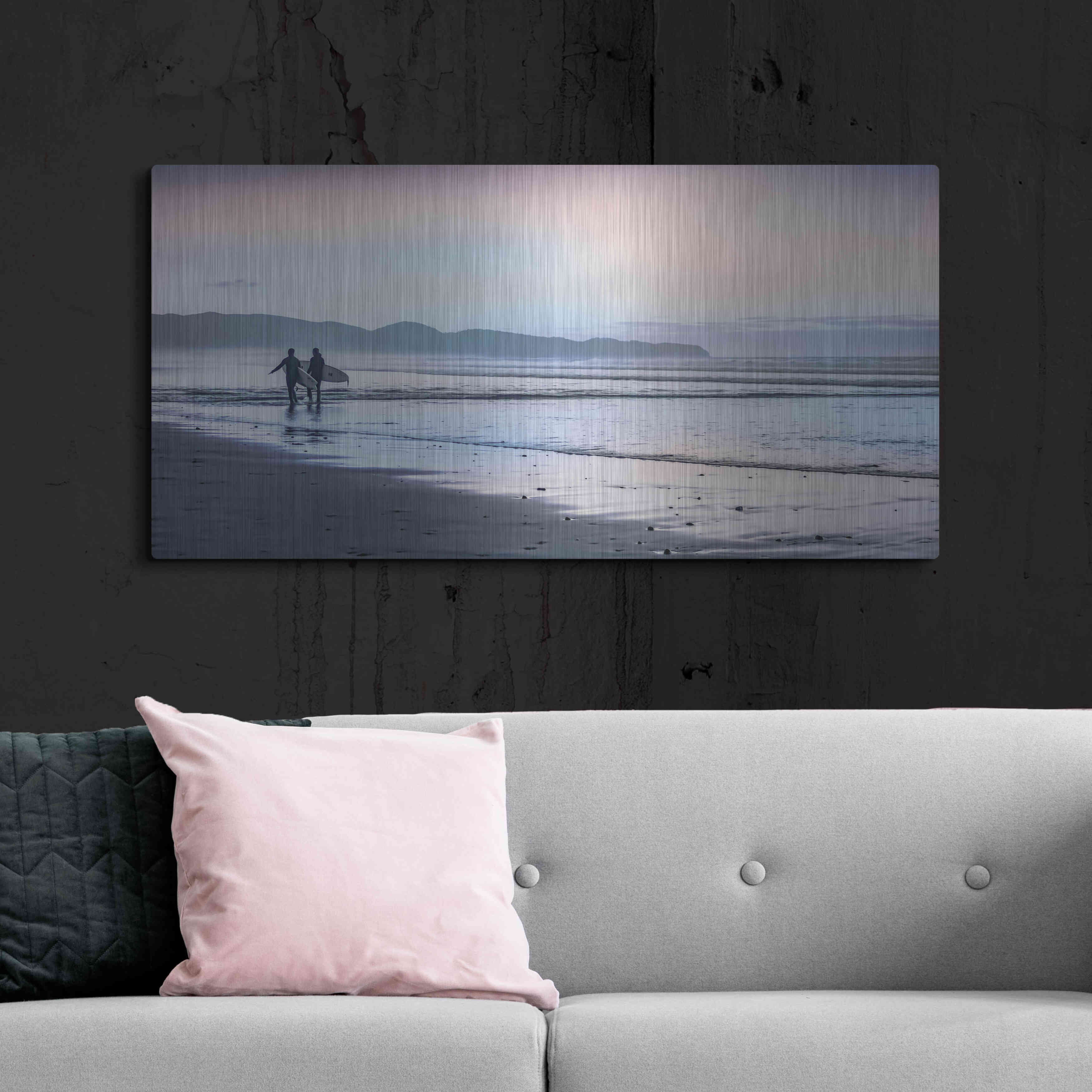 Dovecove Two Surfers' by Don Schwartz, Metal Wall Art | Wayfair