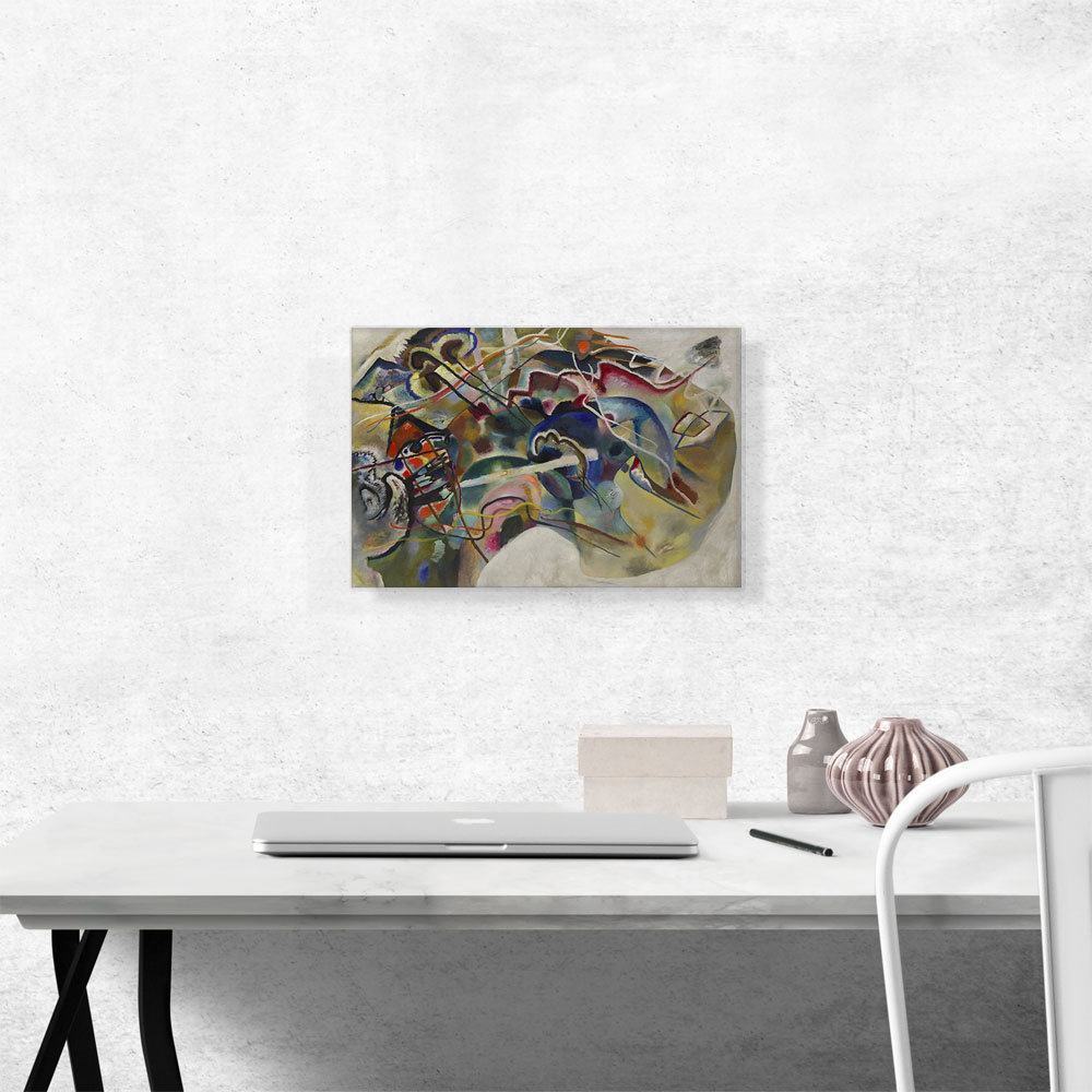 ARTCANVAS Painting With White Border 1913 On Canvas by Wassily ...