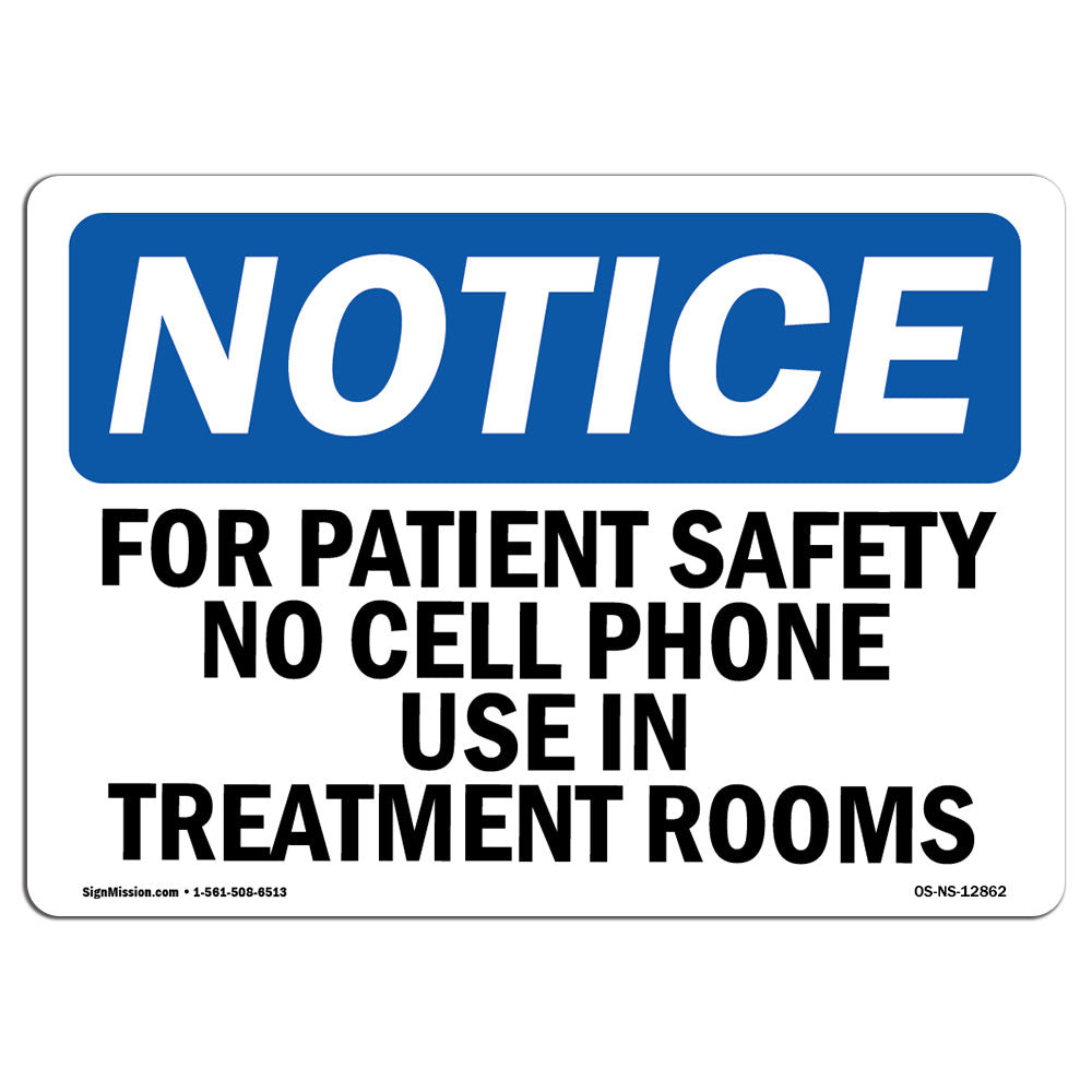 SignMission For Patient Safety No Cell Phone Use in Sign | Wayfair