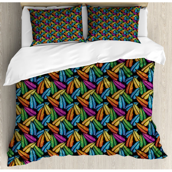 East Urban Home Jacian Floral Duvet Cover Set | Wayfair