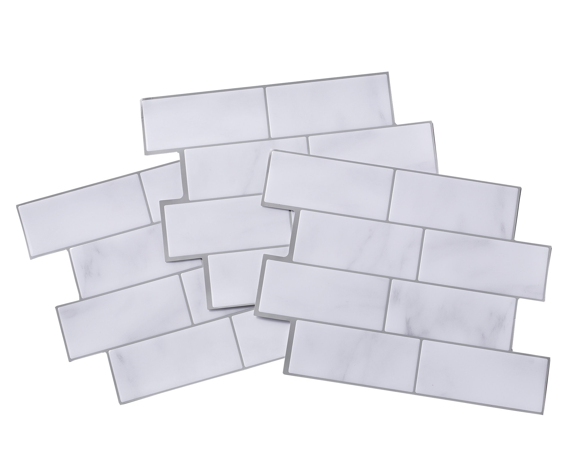 TackTile Tack Tile Peel & Stick Vinyl Backsplash Subway & Reviews | Wayfair