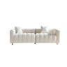 Wade Logan® 87.4'' 3-Seater Teddy Velvet Sofa, Upholstered Couch With ...