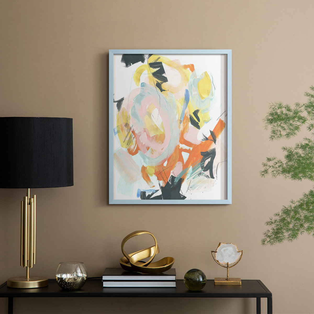 Wrought Studio™ Trebuchet II Framed Print - Solid Wood | Wayfair