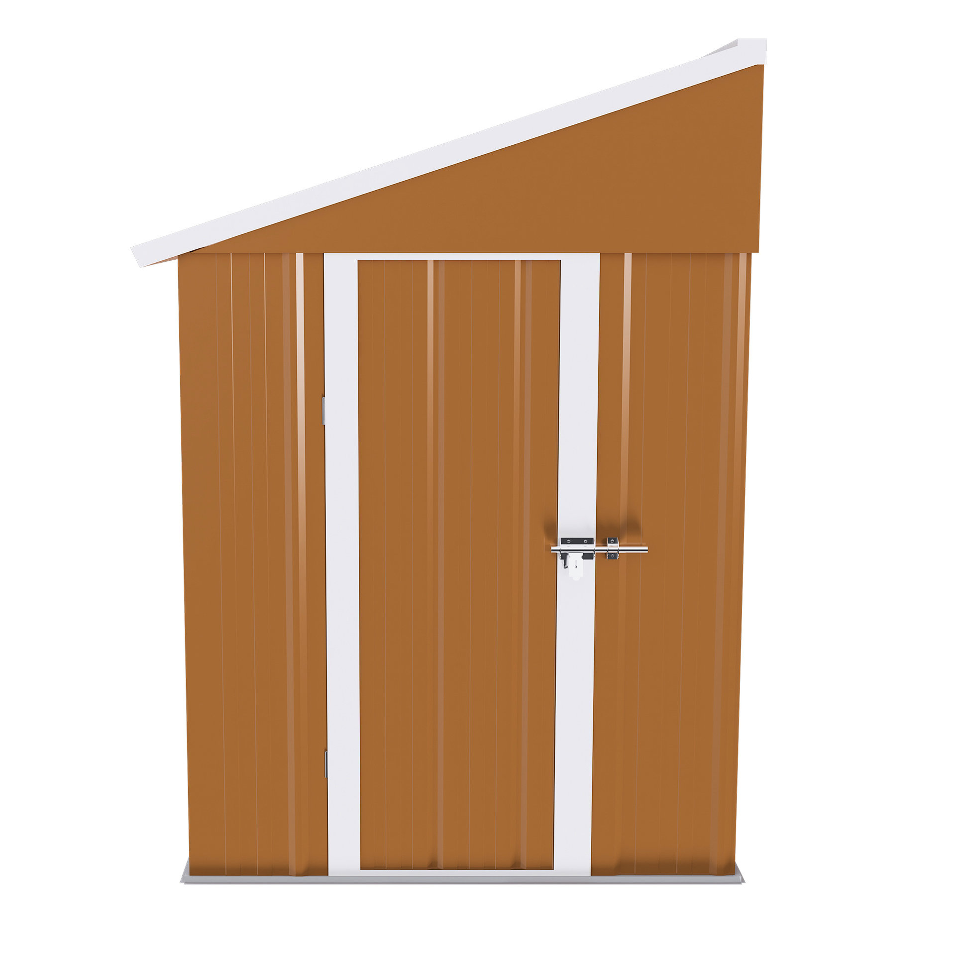 xingguangya 8x4 Ft Metal Garden Shed With Double Doors, Windows, And ...