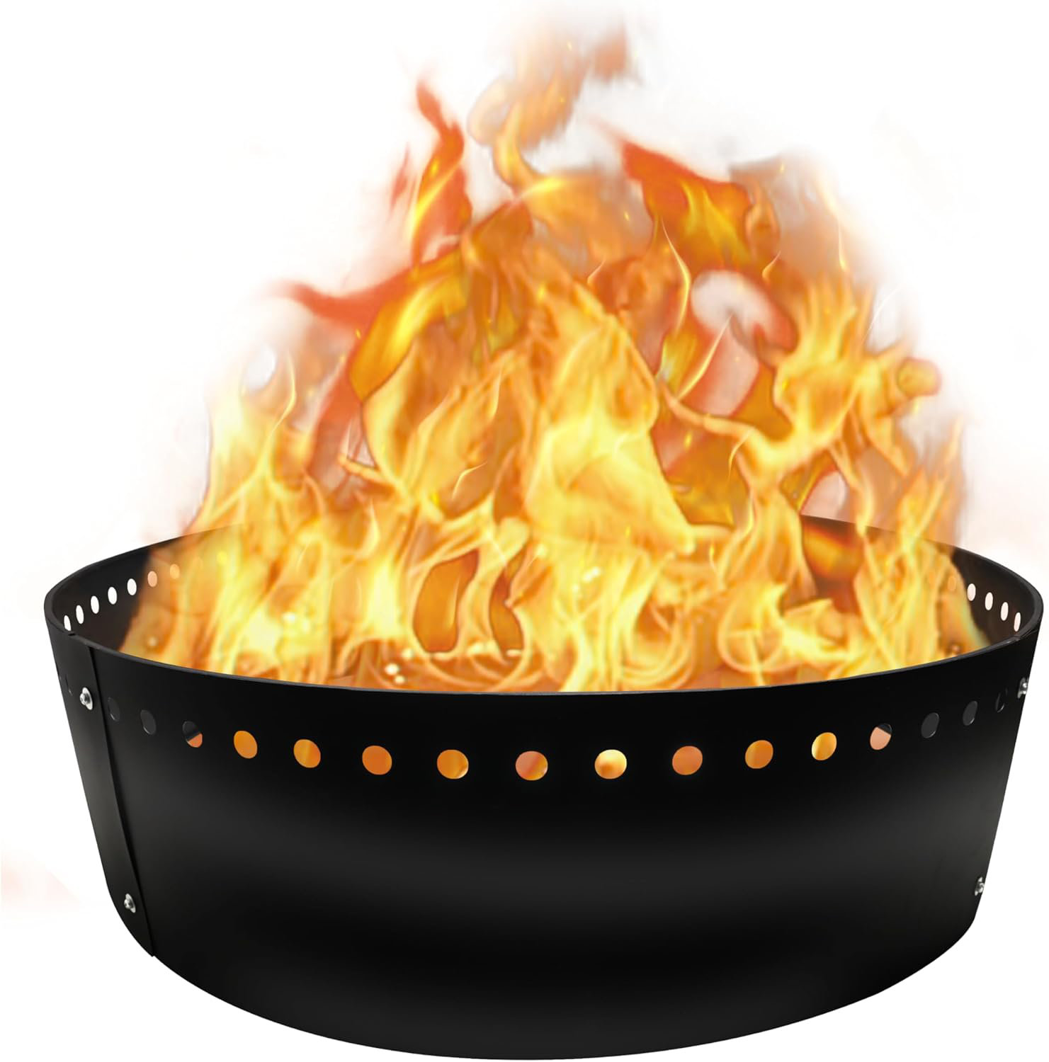 Arlmont & Co. Smokeless Fire Ring Liner - 45" X 12" - Premium Heat ...