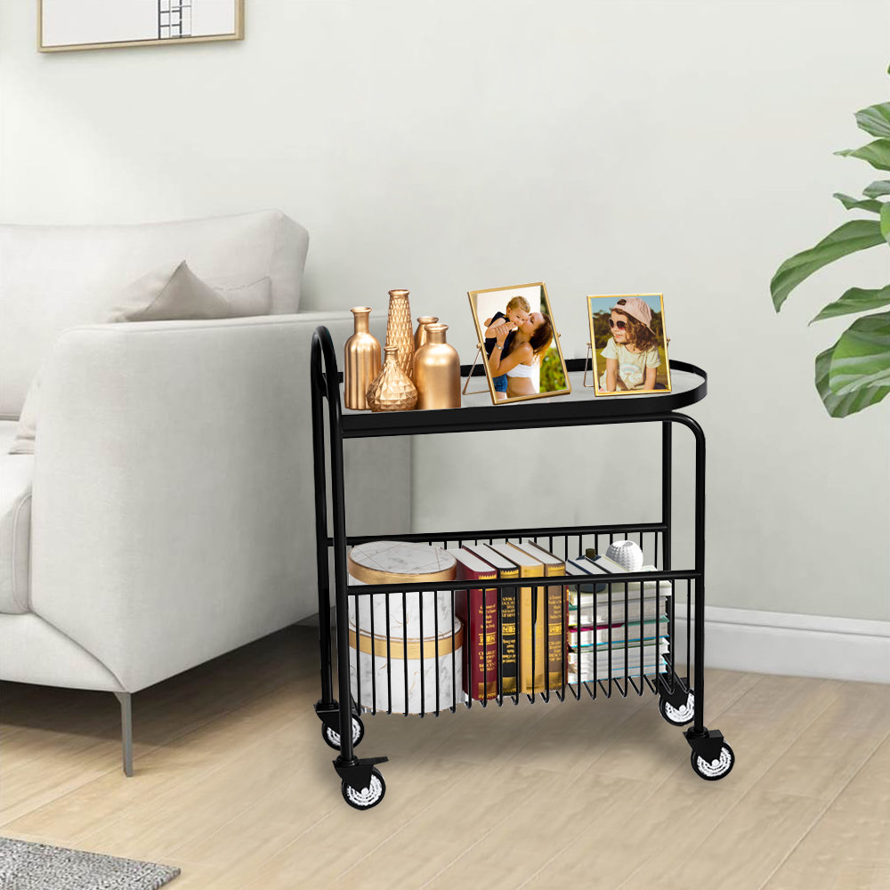 Connie Rolling Utility Storage Rack Cart on Wheels | Wayfair