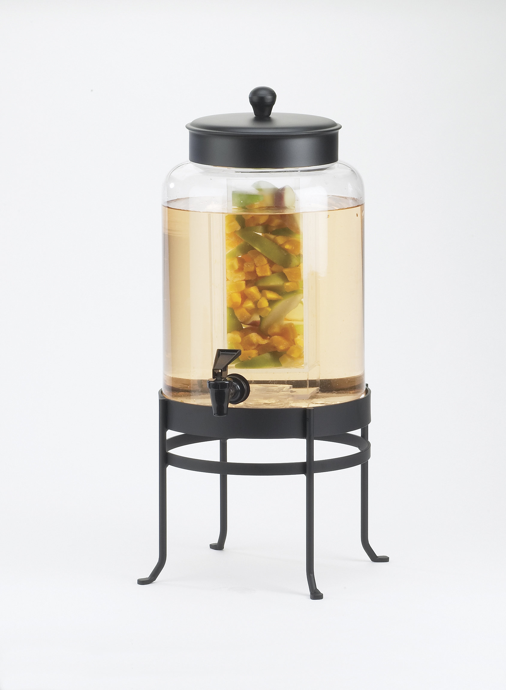 Cal-Mil Soho 2 Gallon Glass Beverage Dispenser with Infusion Chamber ...