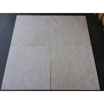 Stone & Tile Shoppe, Inc. 18" x 18" Marble Marble Look Wall & Floor ...