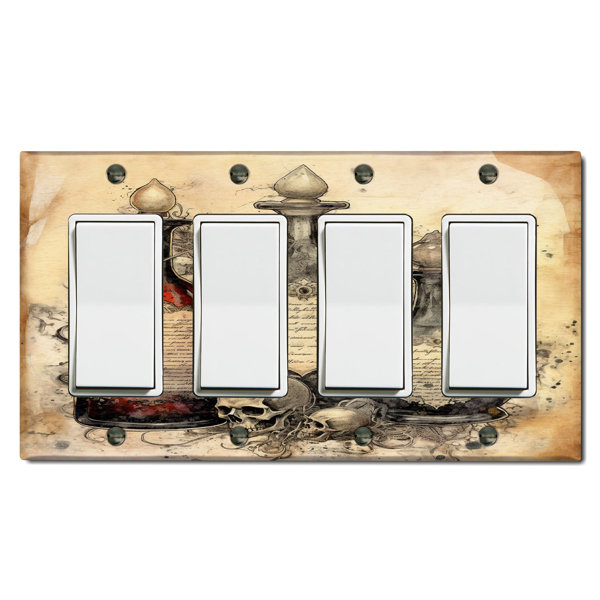 WorldAcc Metal Light Switch Plate Outlet Cover (Halloween Potion ...