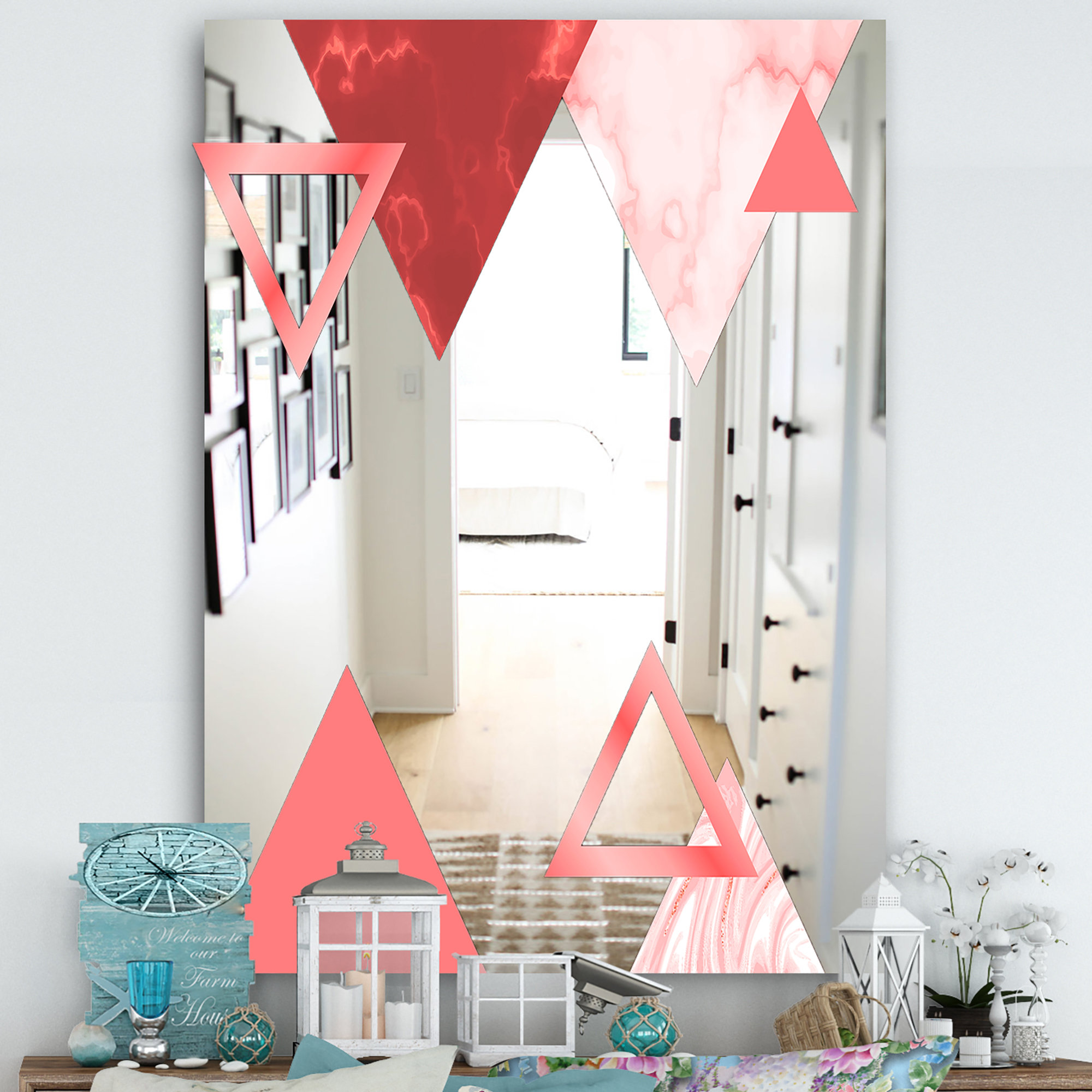 East Urban Home Triangular Spacy Spheres Modern & Contemporary Accent ...