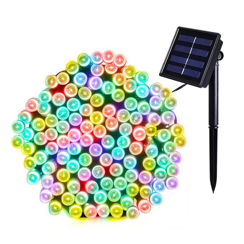 Arlmont & Co. Foxborough 200-Bulbs Solar String Lights Decorations ...