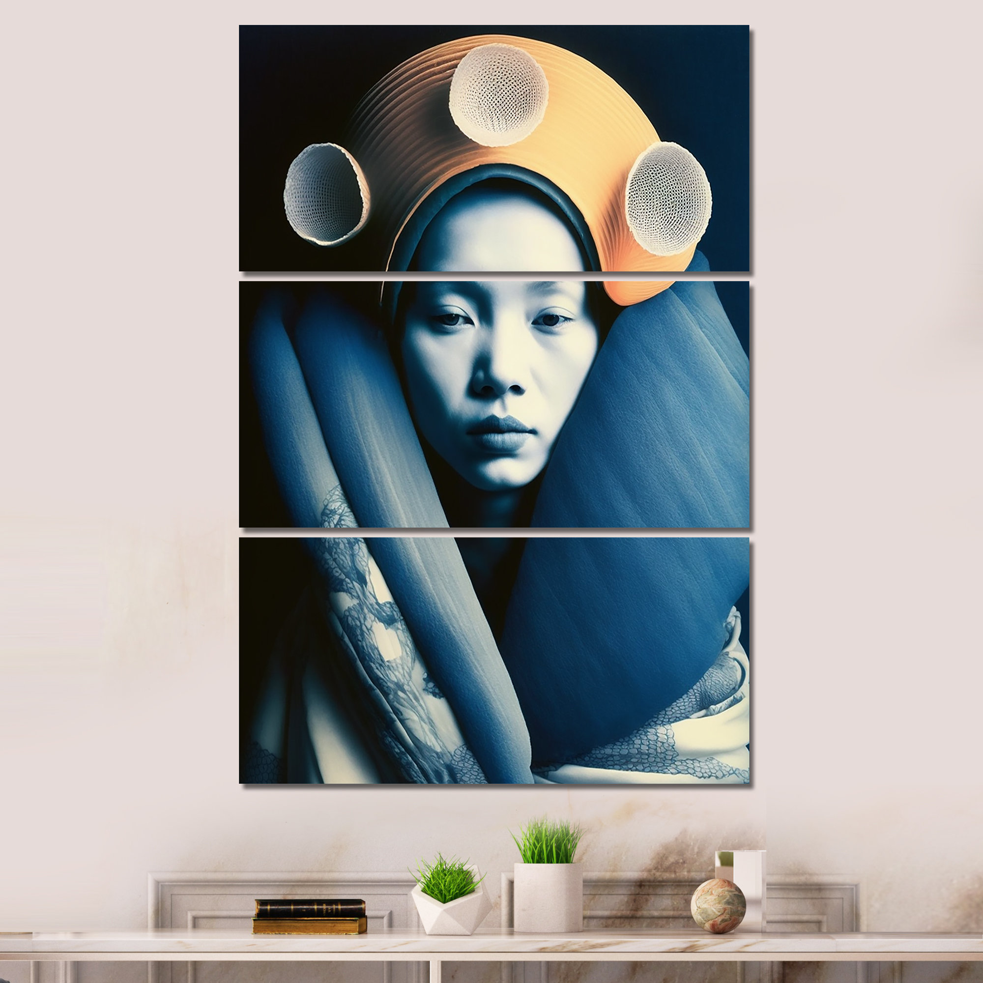 Mercer41 Avant Garde Model in Gold and Retro Blue VIII - 3 Piece ...