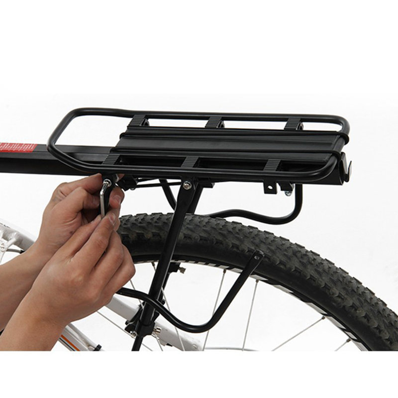 Arlmont & Co. Bike Alloy Rear Rack Cargo Carrier Rack Universal Rear ...