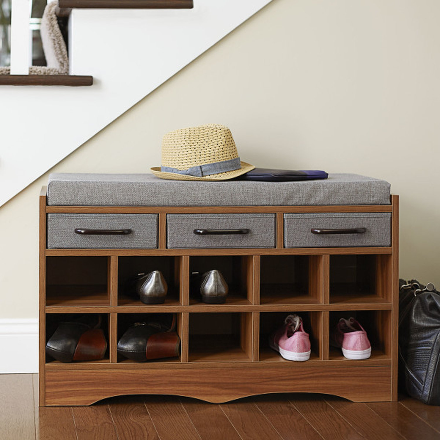 Rebrilliant 10 Pair Shoe Storage Bench & Reviews - Wayfair Canada