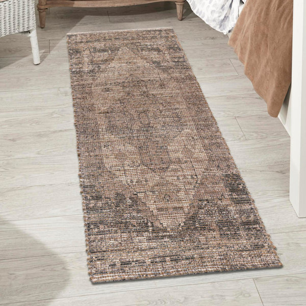 Langley Street Watkin Handmade Hand Loomed Natural/Light Brown Rug ...