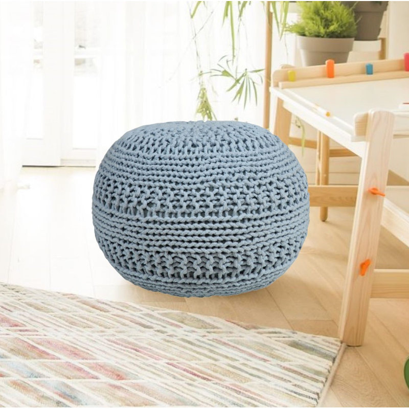 Dakota Fields Telauges Upholstered Pouf & Reviews | Wayfair