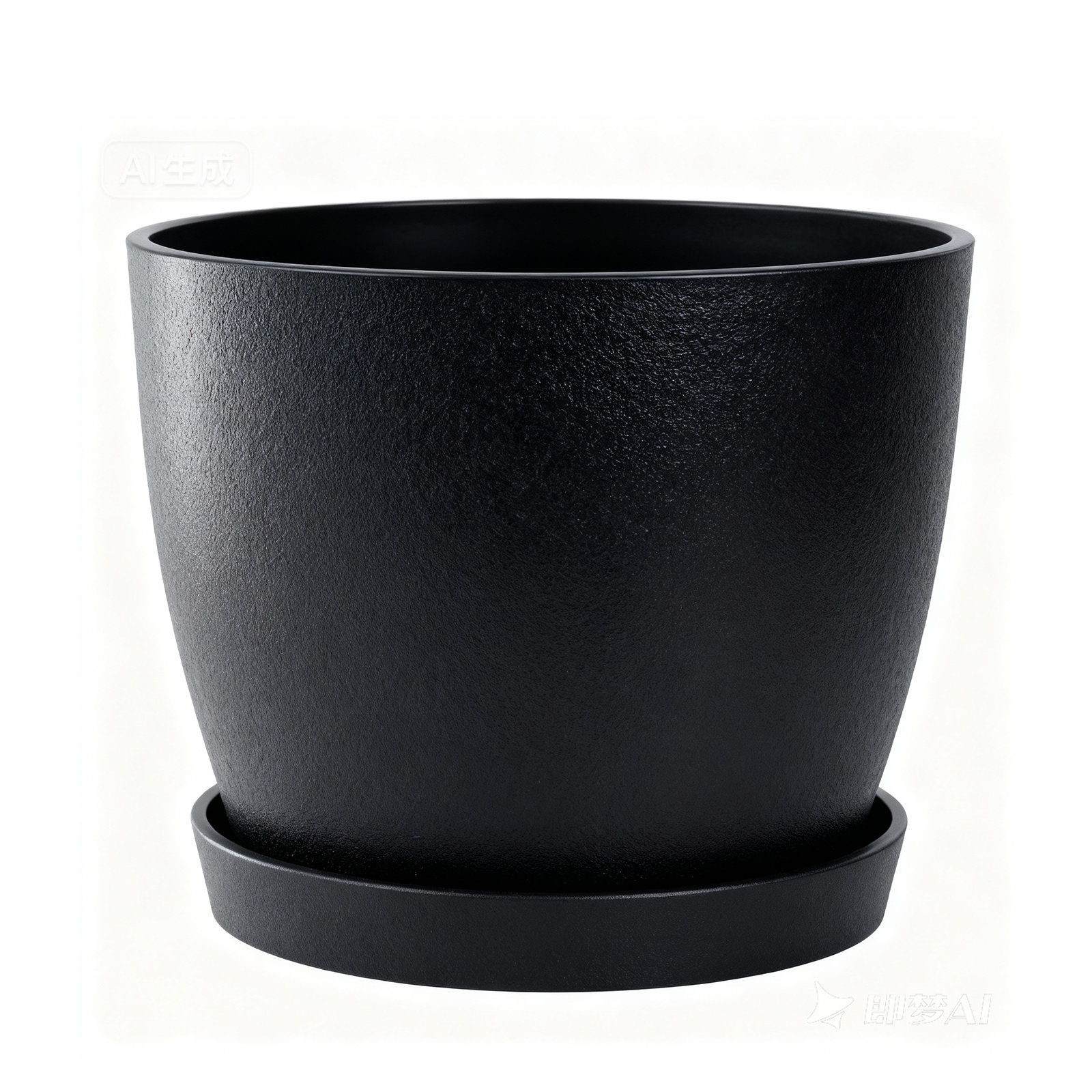 Wrought Studio Pot de fleurs rond en plastique 9 "avec drainage 9", pot ...