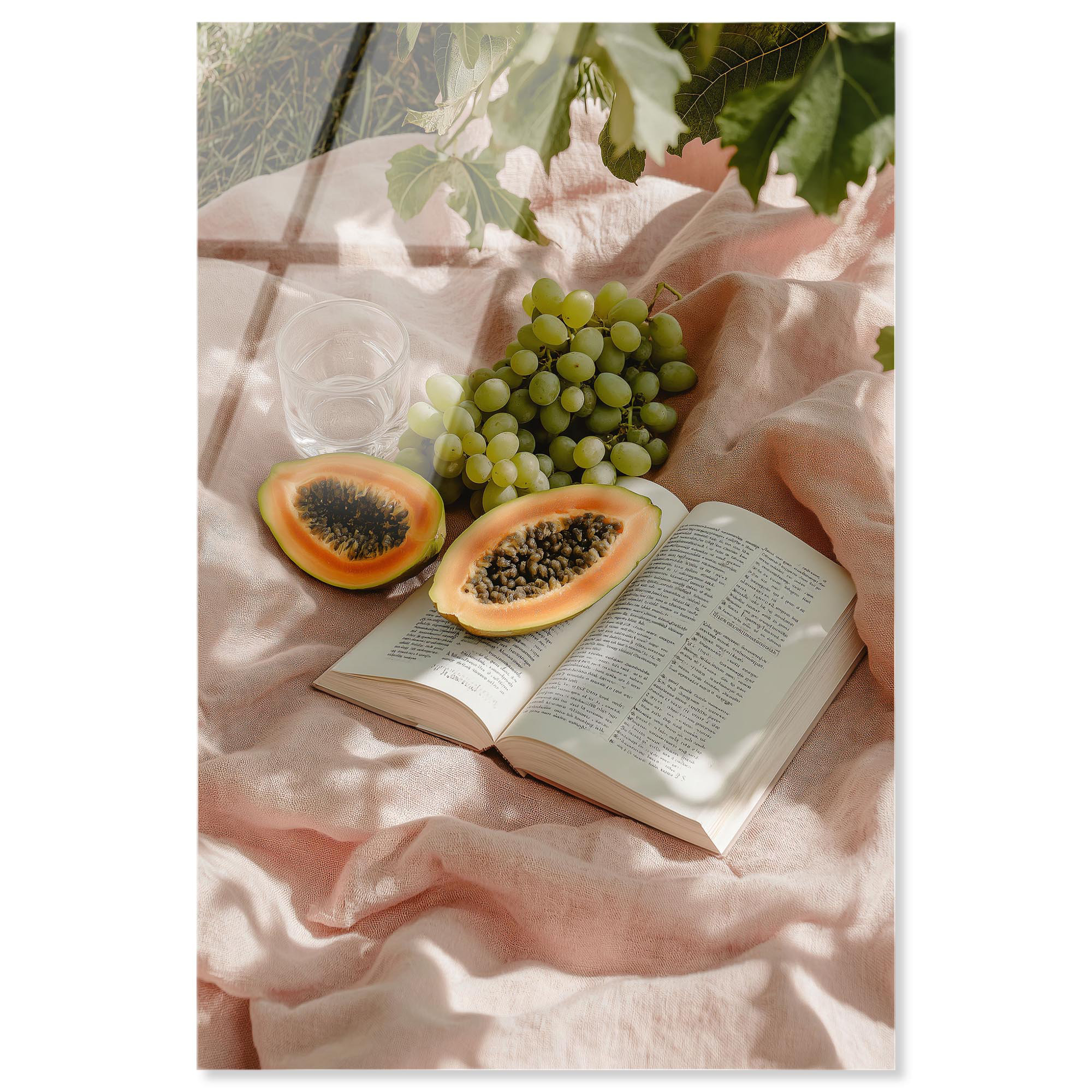 Notori Art Papaya Page Acrylic Print Travel Art Prints by Notoriart ...